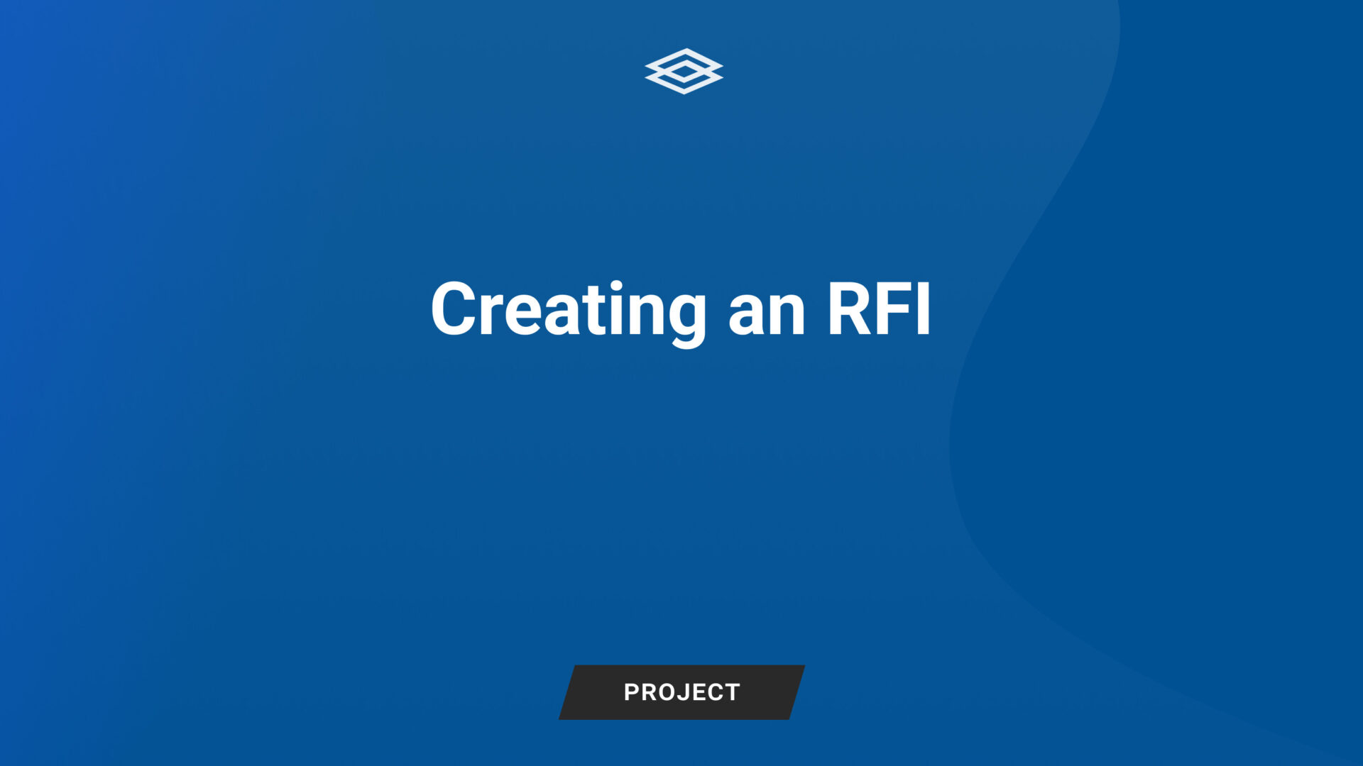 Creating an RFI - ProNovos