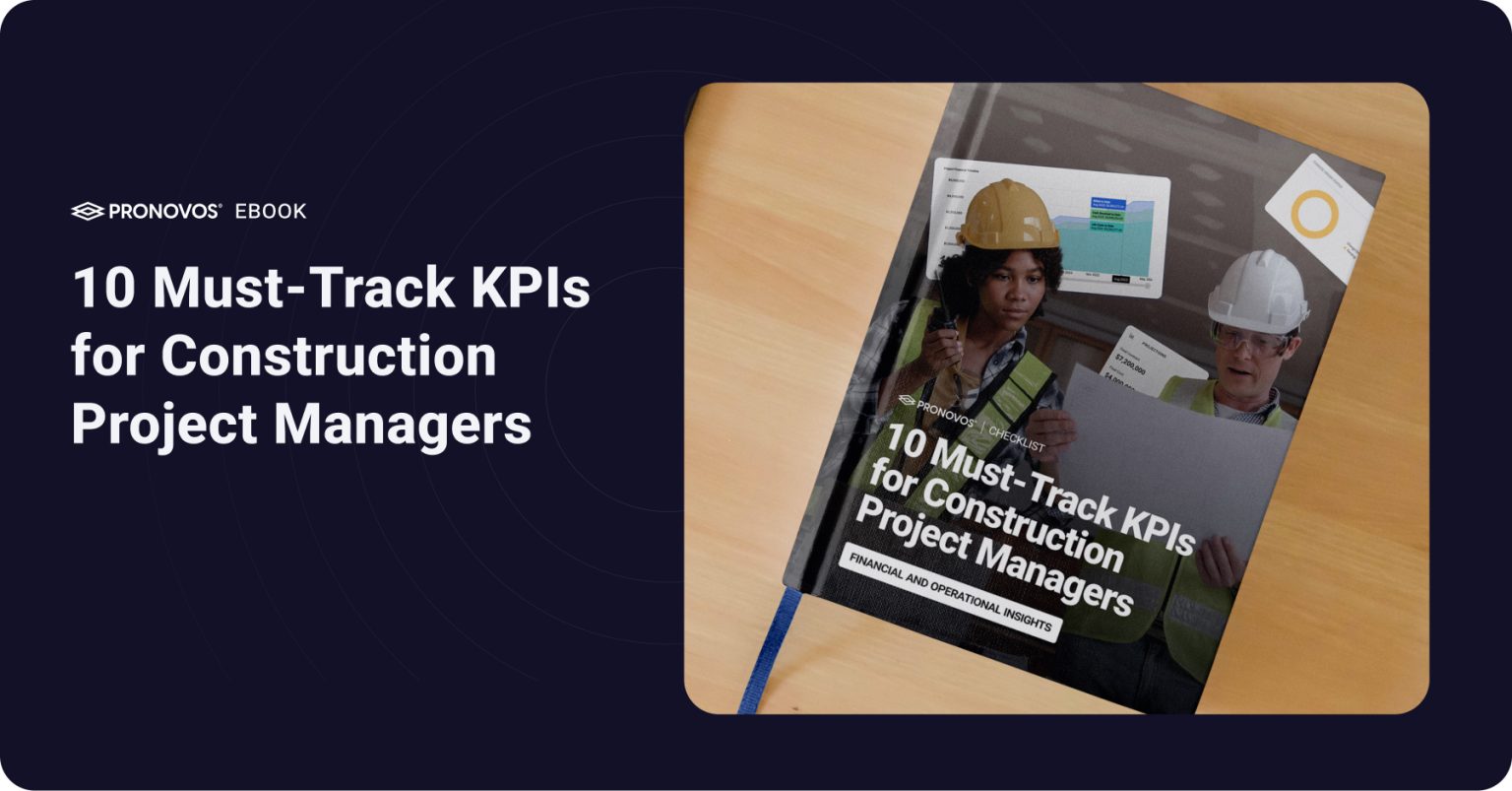 10 Must-Track KPIs for Construction Project Managers - ProNovos